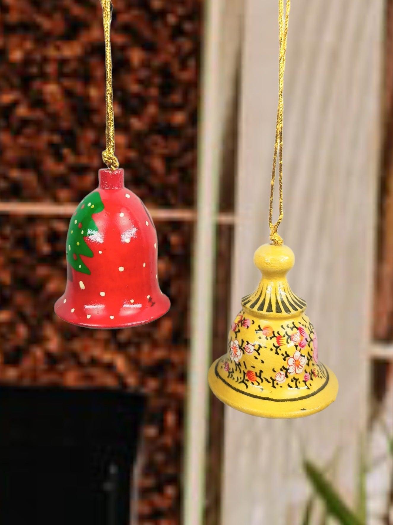 Hanging Bell | Paper Machie 2 Piece Bell | 2 Inch Bell