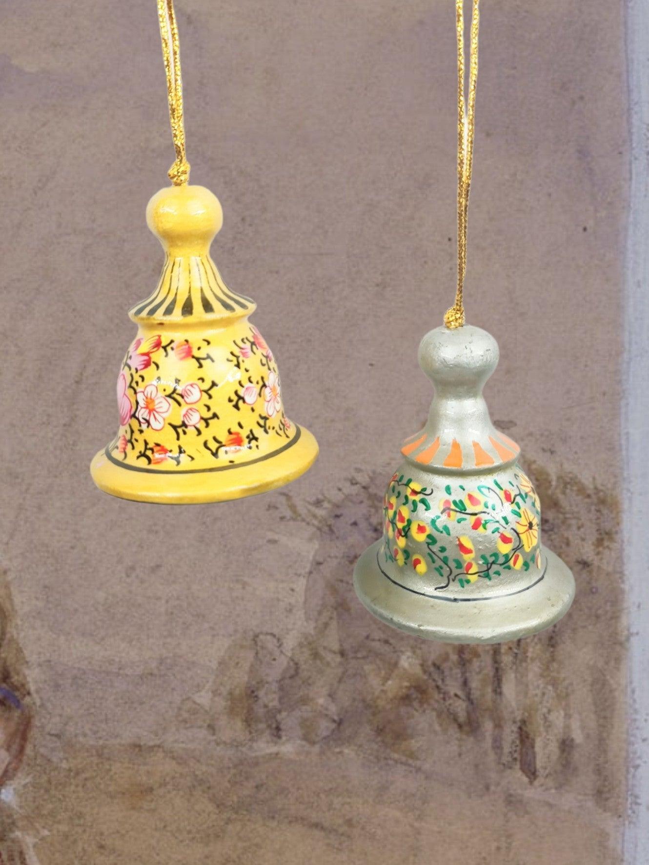 Hanging Bell | Paper Machie 2 Piece Bell | 2 Inch Bell