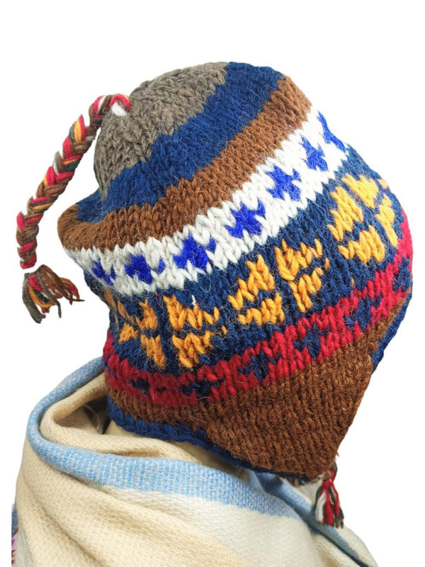 Yak Wool Cap | Fleece Inner Cap | Handwoven
