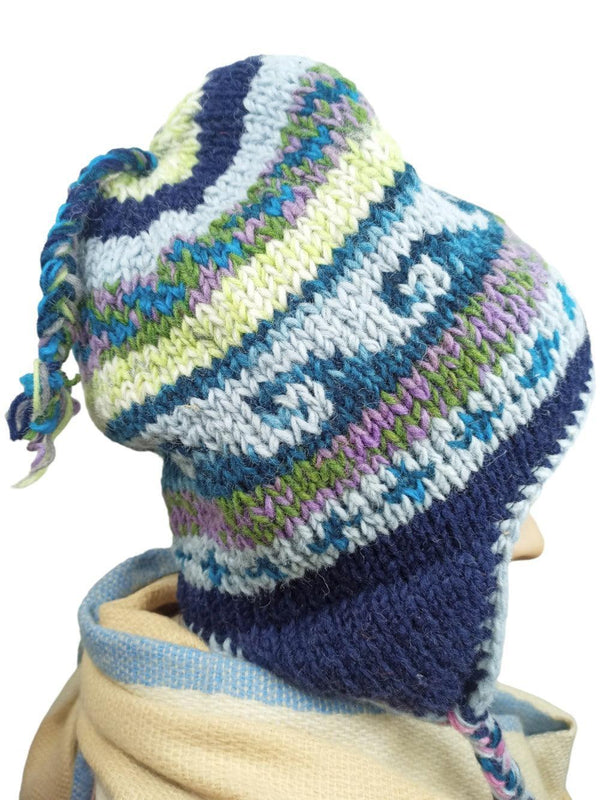 Yak Wool Cap | Fleece Inner Cap | Handwoven