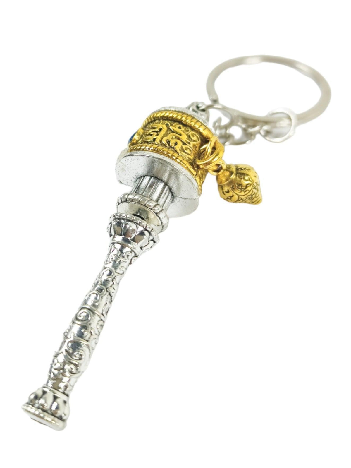 Buddhist Prayer Wheel Keychain | Julley keychain | Ladakh Souvenirs